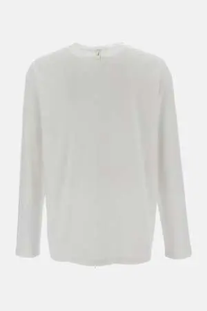Jacquemus T-shirt A Maniche Lunghe Con Logo - White
