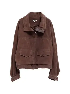 Loewe Suede Leather Jacket - Multicolor