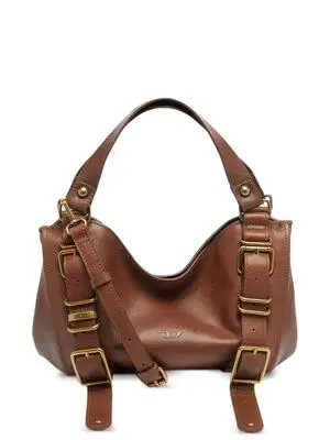 DIESEL® D-one Small Leather Handbag - Multicolor