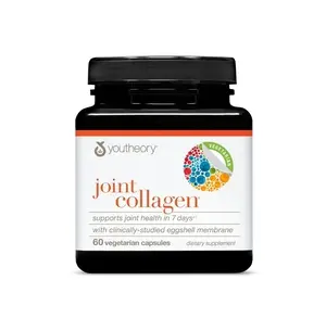 YOUTHEORY Joint Collagen Vegetarian Collagen Supplement With Nem Eggshell Membrane And Boswellia Extract 60 Vegetarian Capsules - No Color