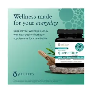 YOUTHEORY Longevity Liposomal Quercetin Plus With Fisetin Capsule