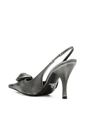 Prada Leather Slingback Pumps - Multicolor