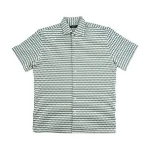 EIGHT X Harmony Short Sleeve Button Up Shirt - Green