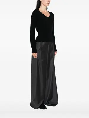 Max Mara Wool Crewneck Sweatet - Multicolor