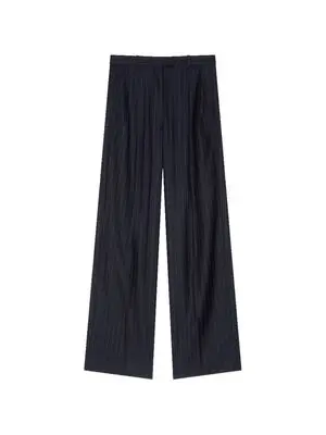 Givenchy Wool Double-pleat Trousers - Multicolor