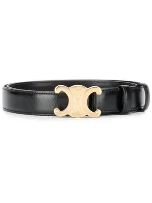 Celine Triomphe Leather Belt - Multicolor