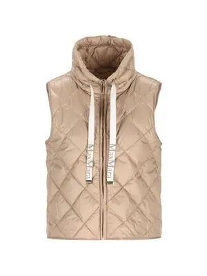 Max Mara Quilted Down Vest - Multicolor