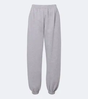 Magda Butrym Cotton-blend Jersey Sweatpants - Grey