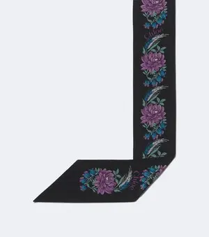 Chloé Floral Silk Scarf