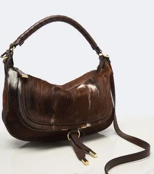 Chloé Marcie Medium Calf Hair Shoulder Bag