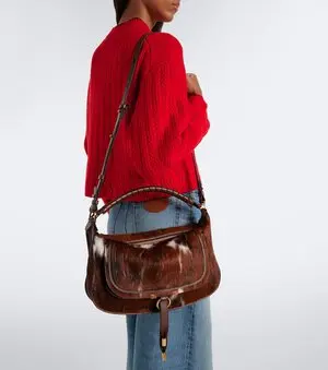 Chloé Marcie Medium Calf Hair Shoulder Bag