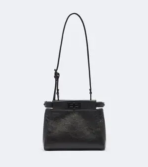 Fendi Peekaboo® Mini Leather Tote Bag