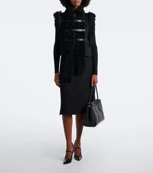 Fendi Peekaboo® Small Leather Tote Bag - Black