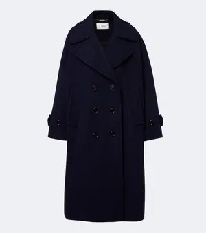 Chloé Double Breasted Wool-blend Coat