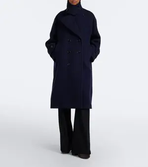 Chloé Double Breasted Wool-blend Coat