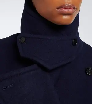 Chloé Double Breasted Wool-blend Coat