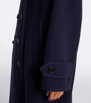 Chloé Double Breasted Wool-blend Coat