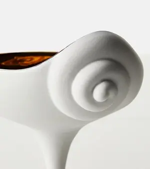 L'Objet X Jessica Mccormack Shell Porcelain And 24kt Bowl
