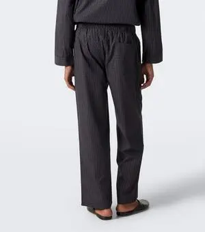 CDLP Checked Cotton Pajama Pants