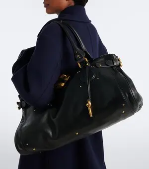 Chloé Paddington Xl Leather Shoulder Bag