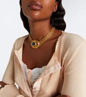 Chloé Pendant Necklace With Gemstone