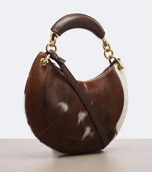 Chloé Banana Small Calf Hair Top-handle Bag