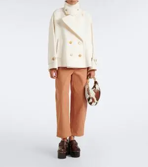 Chloé Banana Small Calf Hair Top-handle Bag