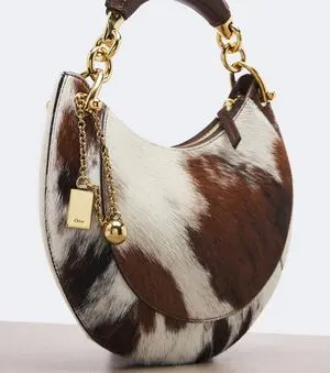 Chloé Banana Small Calf Hair Top-handle Bag