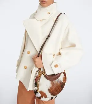 Chloé Banana Small Calf Hair Top-handle Bag