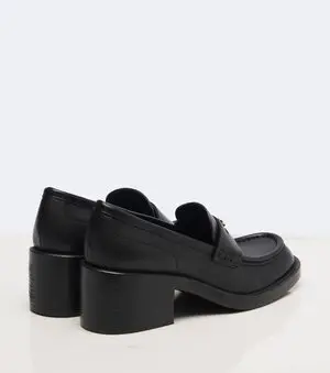 Chloé Dakota Leather Loafer Pumps