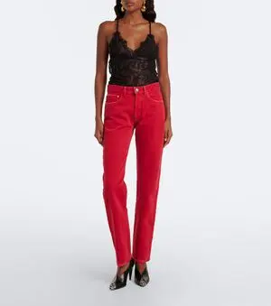 Isabel Marant Étoile Daya Distressed Slim Jeans