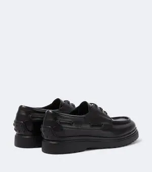 TOD'S Leather Boat Shoes