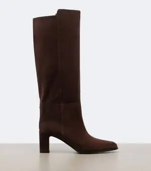JIMMY CHOO Caly Suede Knee-high Boots