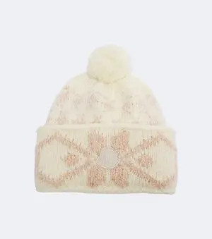 Moncler Sequined Wool-blend Beanie