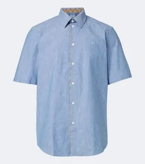 Burberry Ekd Cotton Shirt - Blue