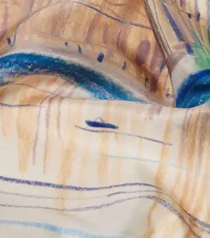 Burberry Printed Silk Twill Scarf