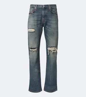 Acne Studios Re-edition Distressed Straight Jeans