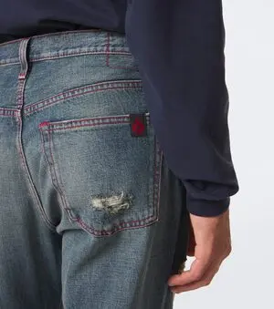 Acne Studios Re-edition Distressed Straight Jeans