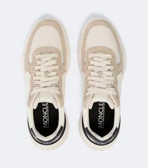 Moncler Corso Suede-trimmed Quilted Sneakers