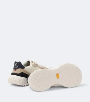 Moncler Corso Suede-trimmed Quilted Sneakers