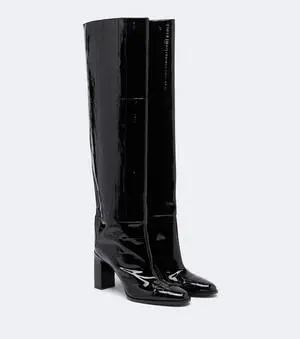 JIMMY CHOO Caly Leather Over-the-knee Boots