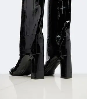 JIMMY CHOO Caly Leather Over-the-knee Boots