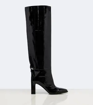 JIMMY CHOO Caly Leather Over-the-knee Boots