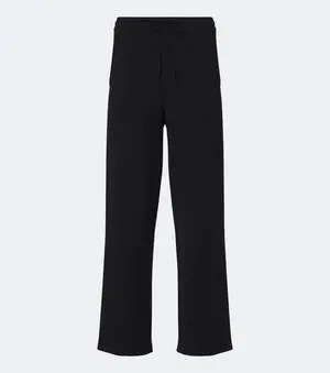 Fendi Cashmere-blend Sweatpants - Black