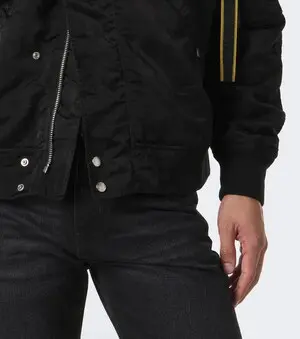 Fendi Shearling-trimmed Technical Blouson Jacket