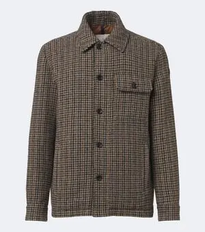 Moncler Wool-blend Tweed Field Jacket