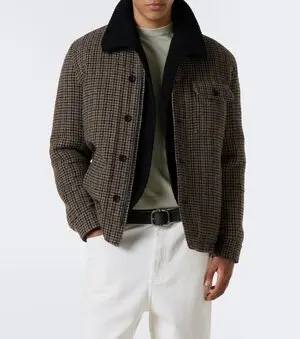 Moncler Wool-blend Tweed Field Jacket
