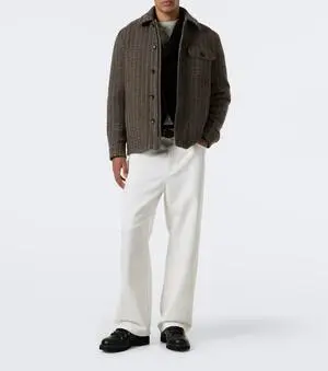 Moncler Wool-blend Tweed Field Jacket