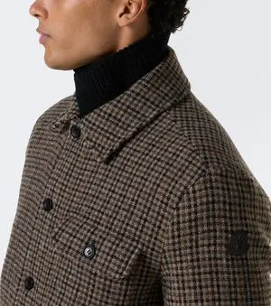 Moncler Wool-blend Tweed Field Jacket