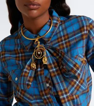 Chloé Plated Pearl Necklace